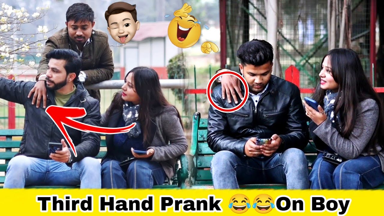 Third Hand Prank On Boy With Cute Friend || Extra Hand Prank 😂 | Aryan ...