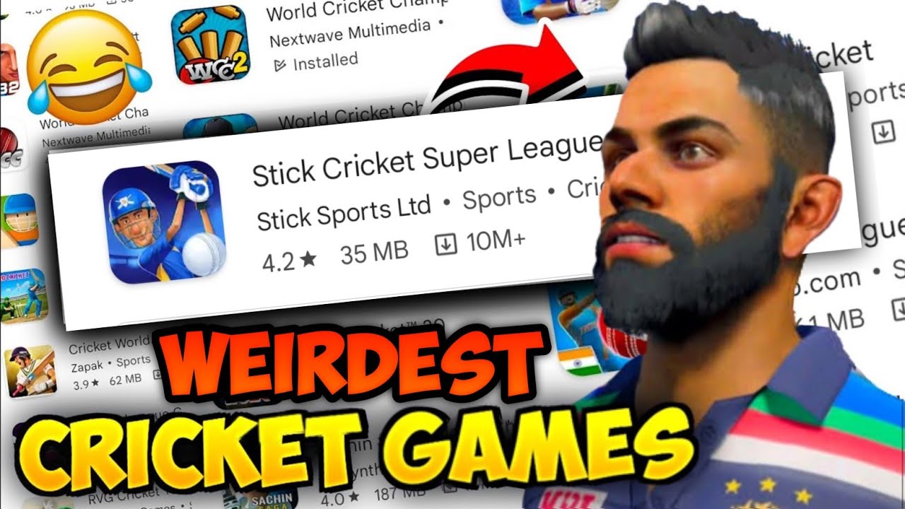 I PLAYED WEIRDEST CRICKET GAMES EVER 🤬 - YouTube