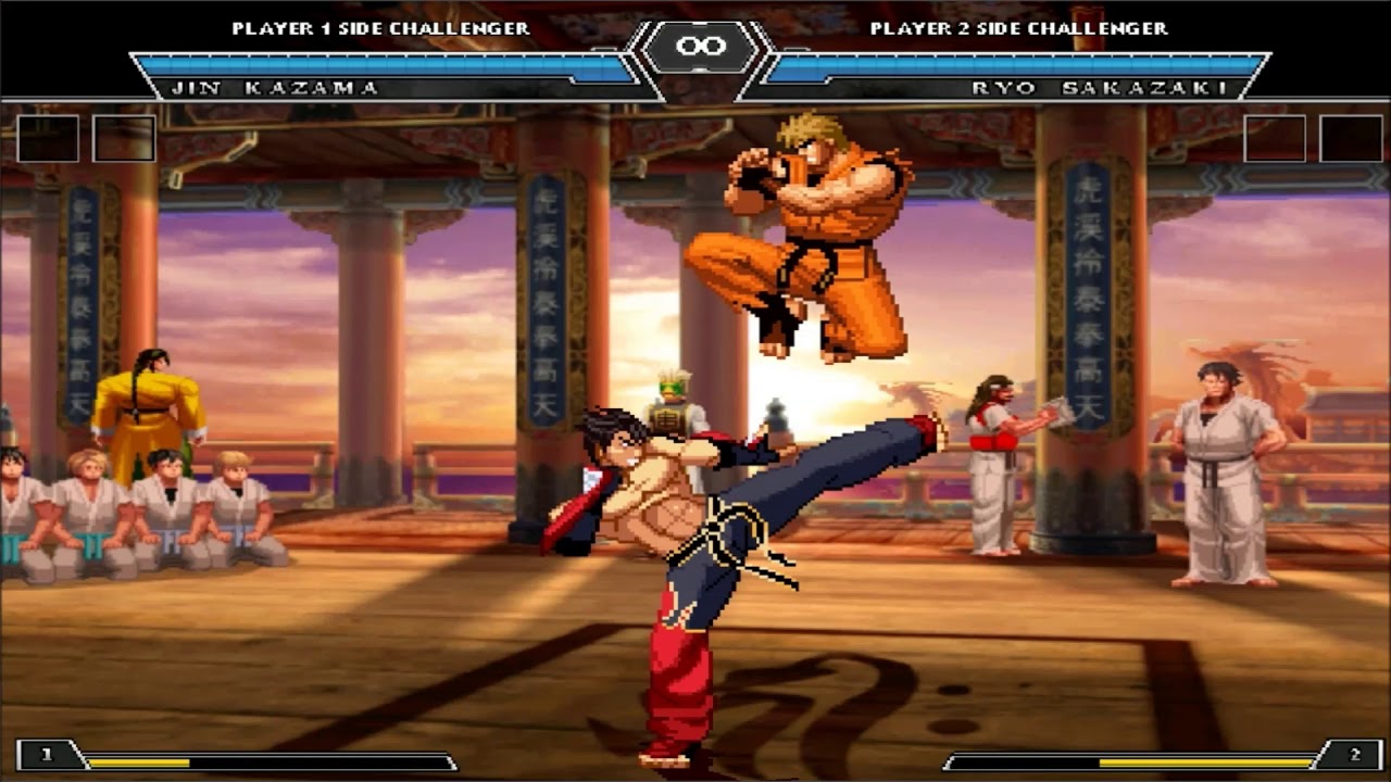 Kazuya Mishima, Jin Kazama & Heihachi Mishima vs Robert, Ryo & Takuma ...