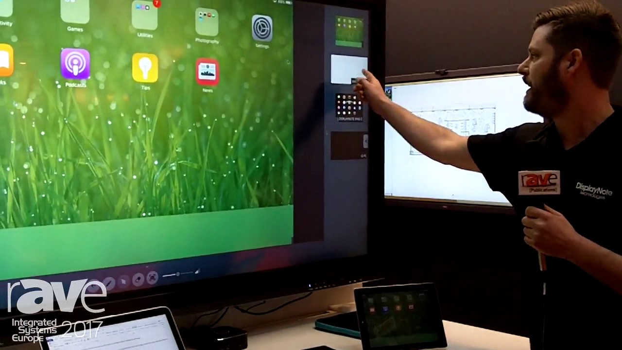 ISE 2017: DisplayNote Technologies Demos Montage by DisplayNote - YouTube