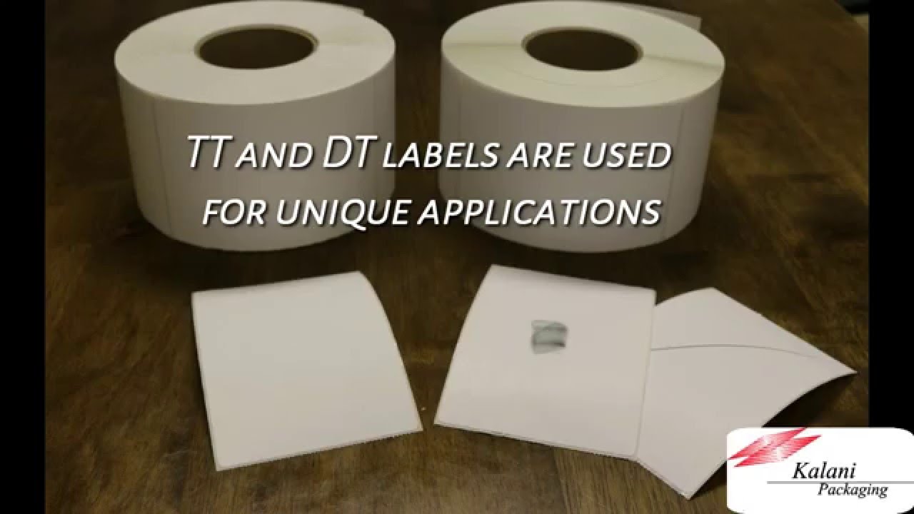 DT vs TT Label: Scratch Test! Kalani Packaging - YouTube