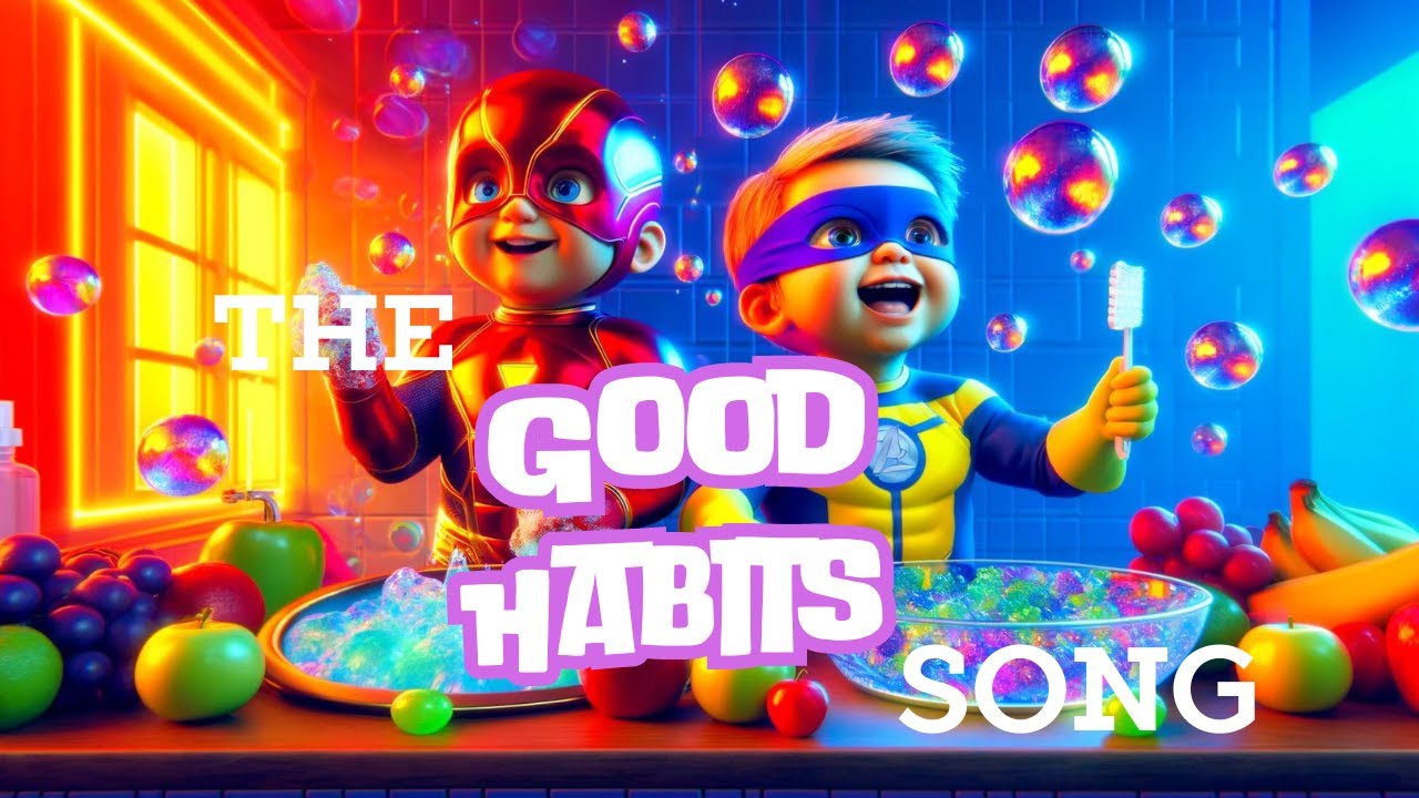🎶 The Good Habits Song | Good Habits | English Nursery Rhymes | Kids ...