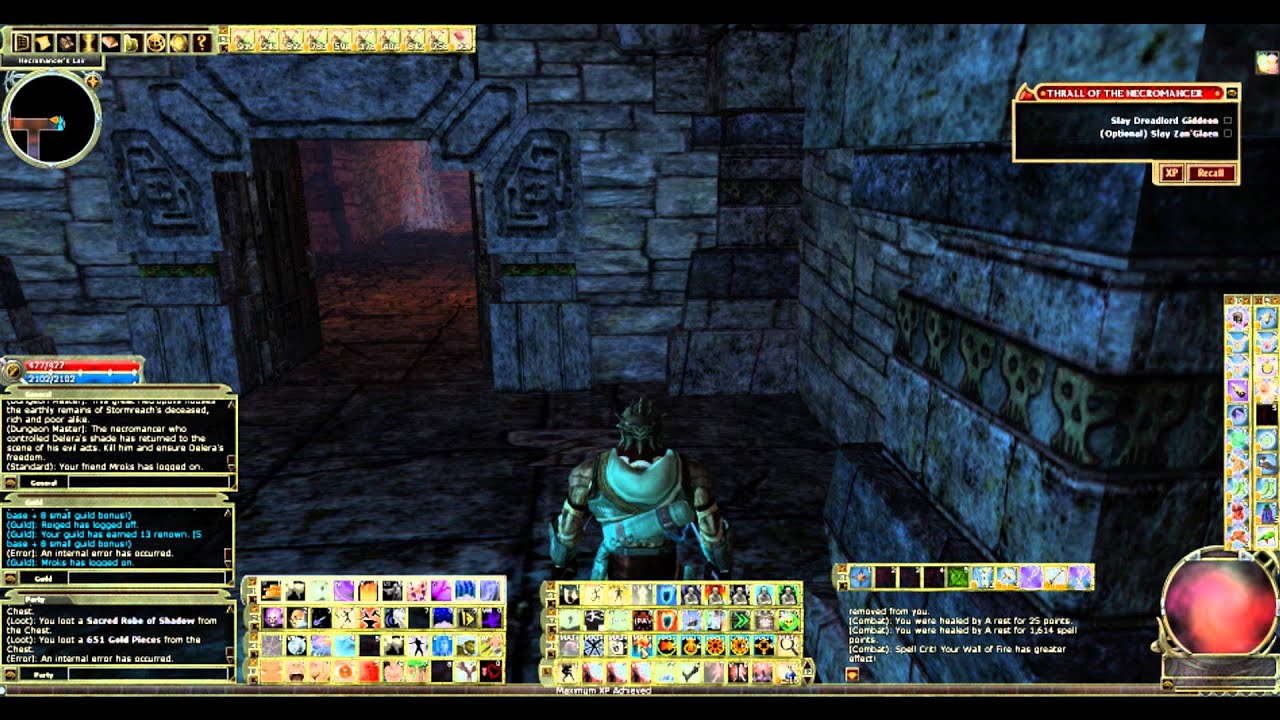 DDO quest walkthrough Delera 04 - thrall of the necromancer - YouTube
