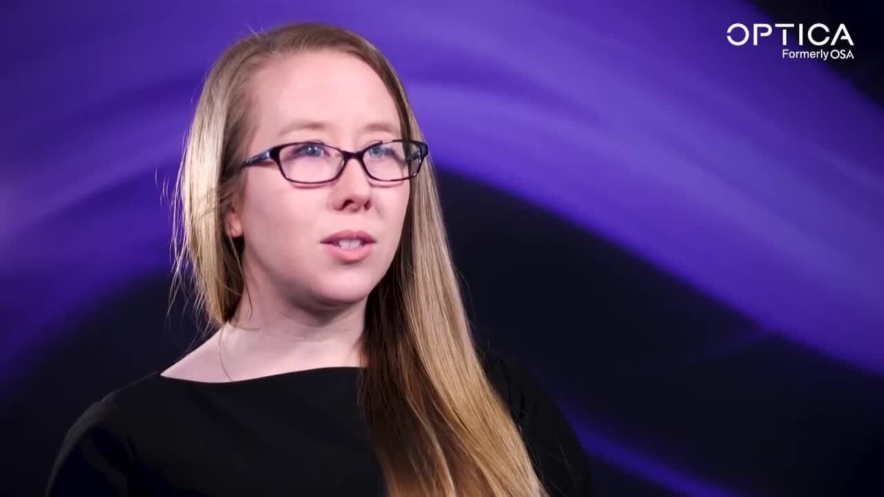 Jennifer Brookes discusses her current work--Optica Stories - YouTube