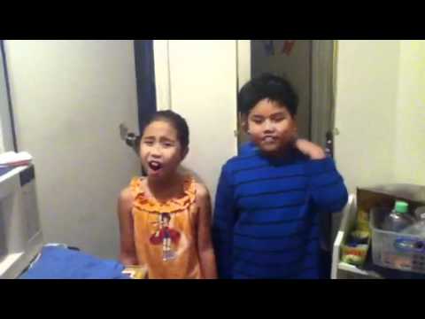 D' twins Rian & Riah de Vera singing \