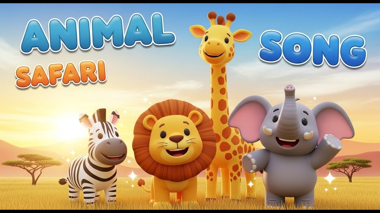 Animal Safari Song | Fun Wild Animals Learning for Kids | Buzzy Tune’s ...