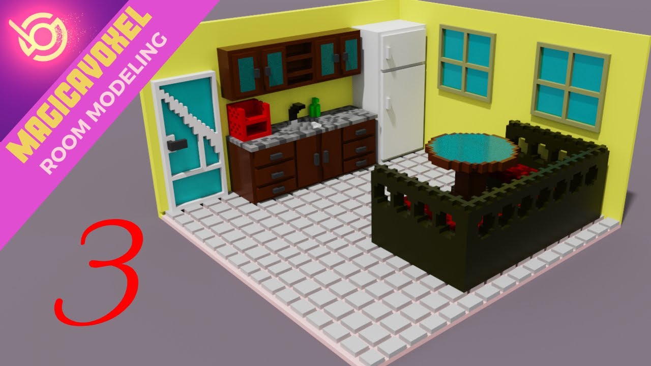 Making Room 3 |MagicaVoxel Spped-Art - YouTube