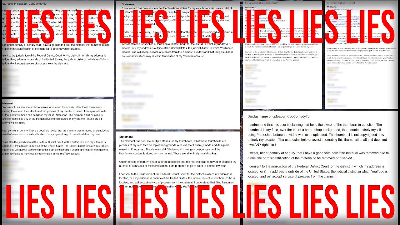CodComedyTJ is spreading lies AGAIN - YouTube
