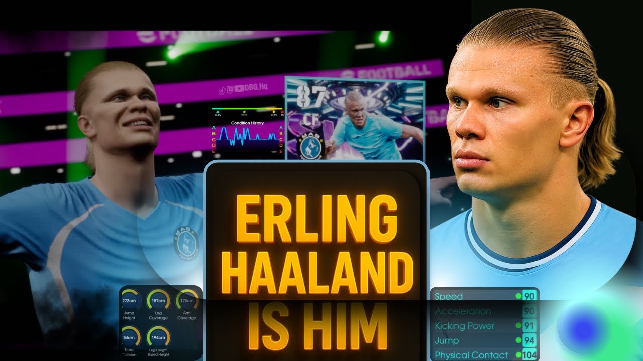 eFootball™ : 😮‍💨This Haaland Build should be ilLegalll ‼️ - YouTube