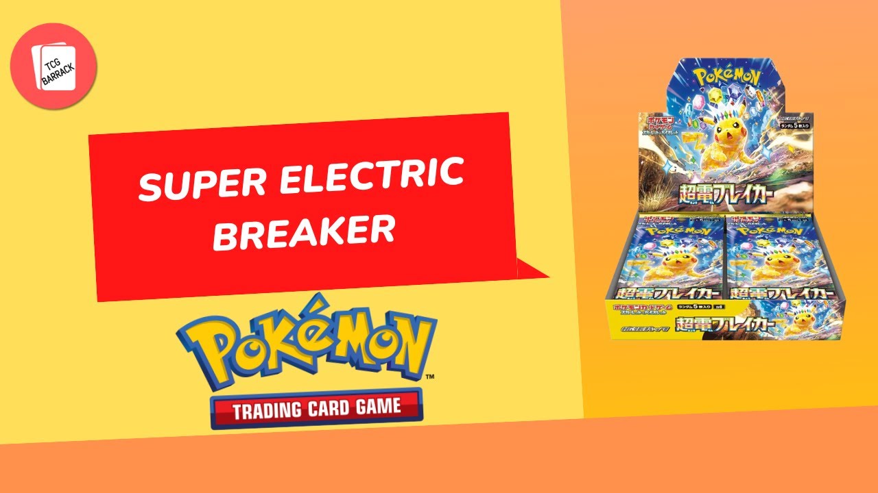 Unboxing super electric breaker pokemon TCG booster box - YouTube
