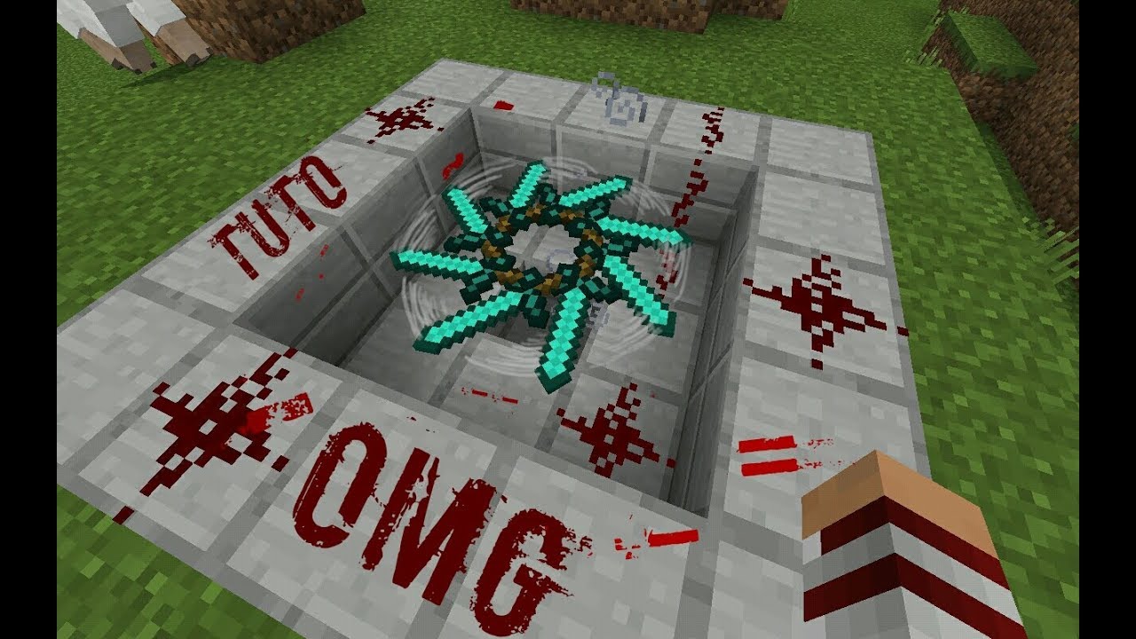 COMMENT FAIRE UNE SCIE CIRCULAIRE SUR MINECRAFT TUTO FACILE - YouTube