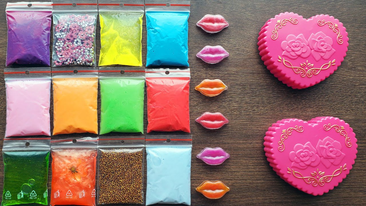 Making Slime with Bags and Makeup - Izabela Stress - YouTube