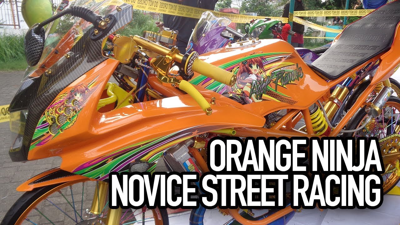 motor kontes kawasaki ninja novice street racing - YouTube