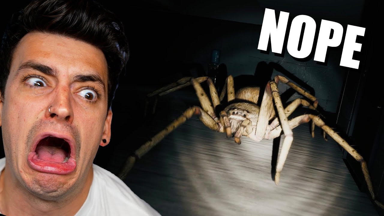 GETTING CHASED BY A GIANT SPIDER?! (Huntsman) - YouTube