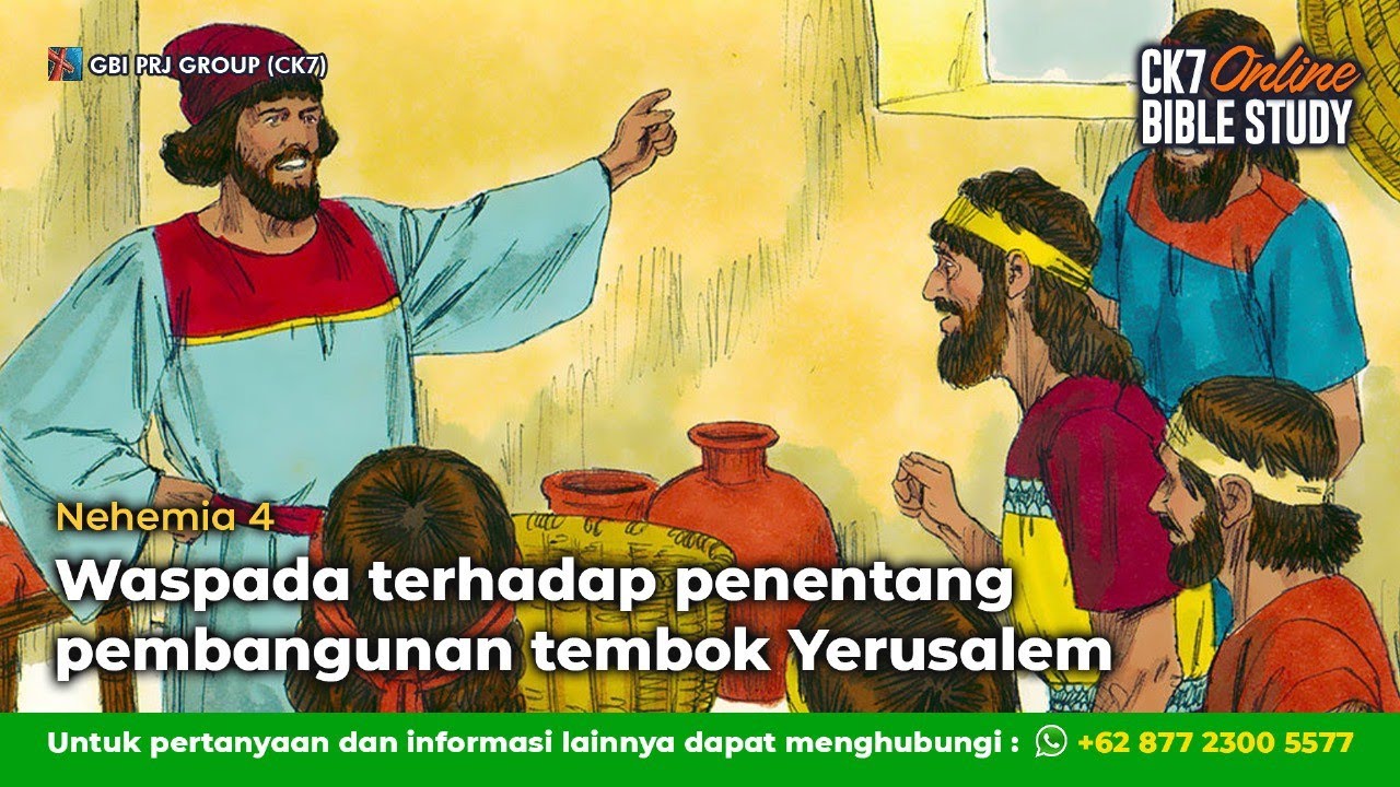 Bible Study Nehemia 4 - YouTube