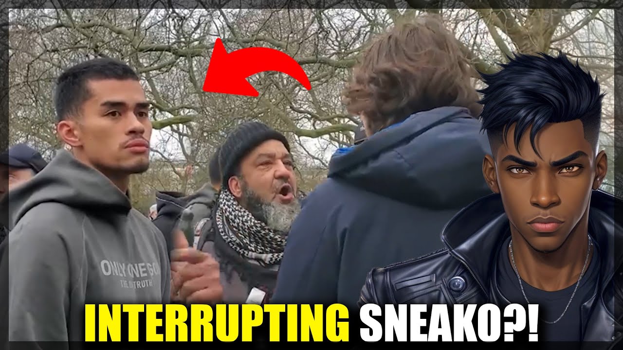 Sneako Getting SCHOOLED In Speaker's Corner gets interrupted... By a ...