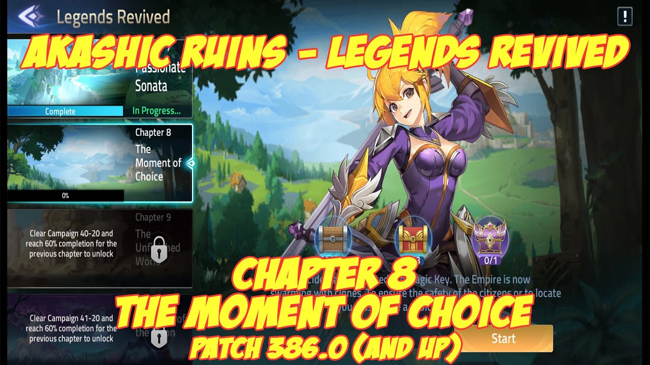 Legends Revived Chapter 8 - The Moment of Choice Walkthrough - YouTube