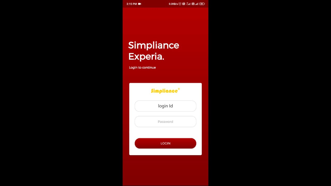 Simpliance Experia Mobile Application User Manual - YouTube