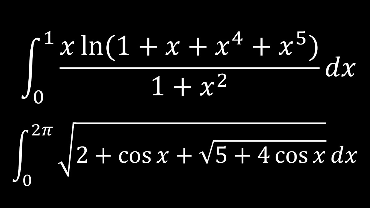 Crazy Integrals and Clever Tricks - YouTube