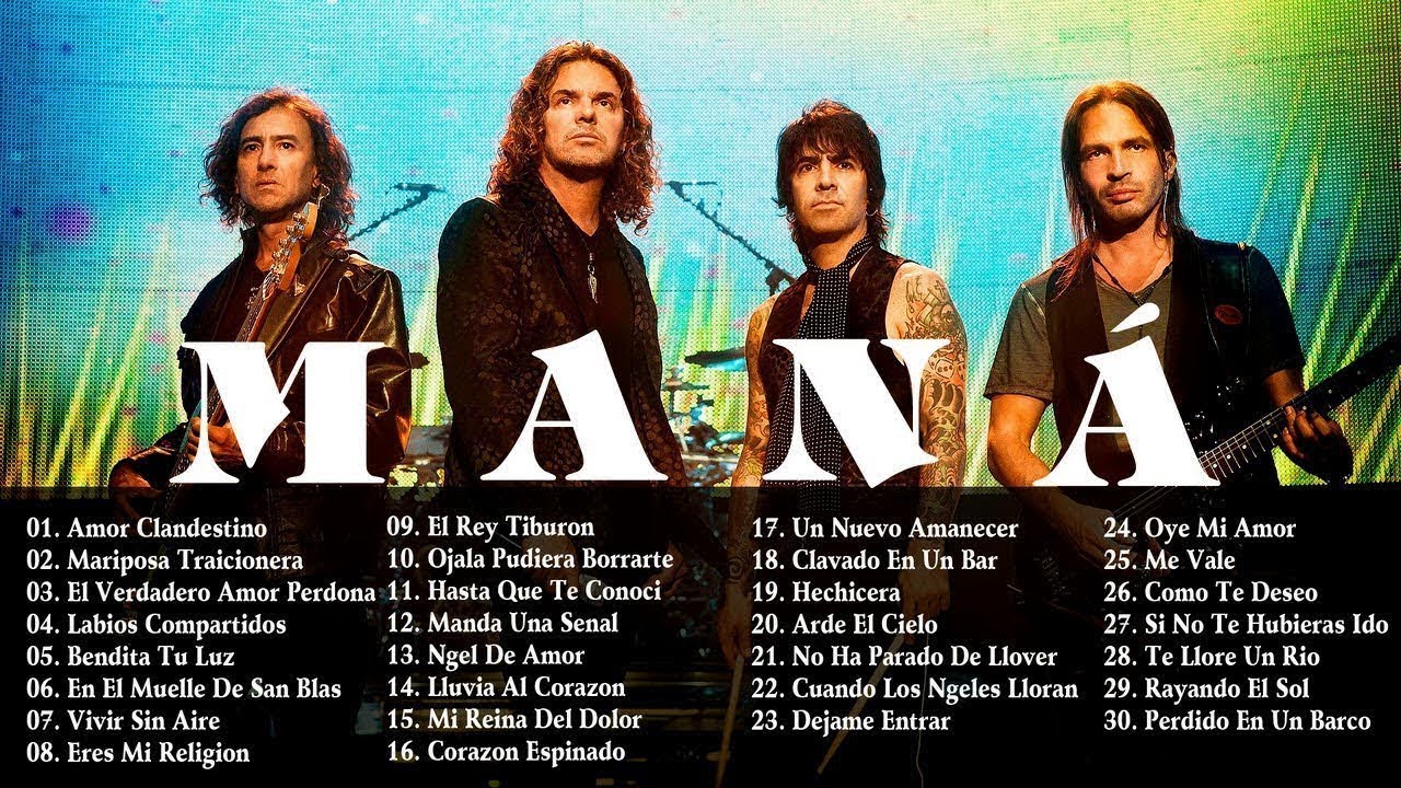 MANA ÉXITOS SUS MEJORES ÉXITOS CANCIONES - MANA 30 GRANDES ÉXITOS LO ...