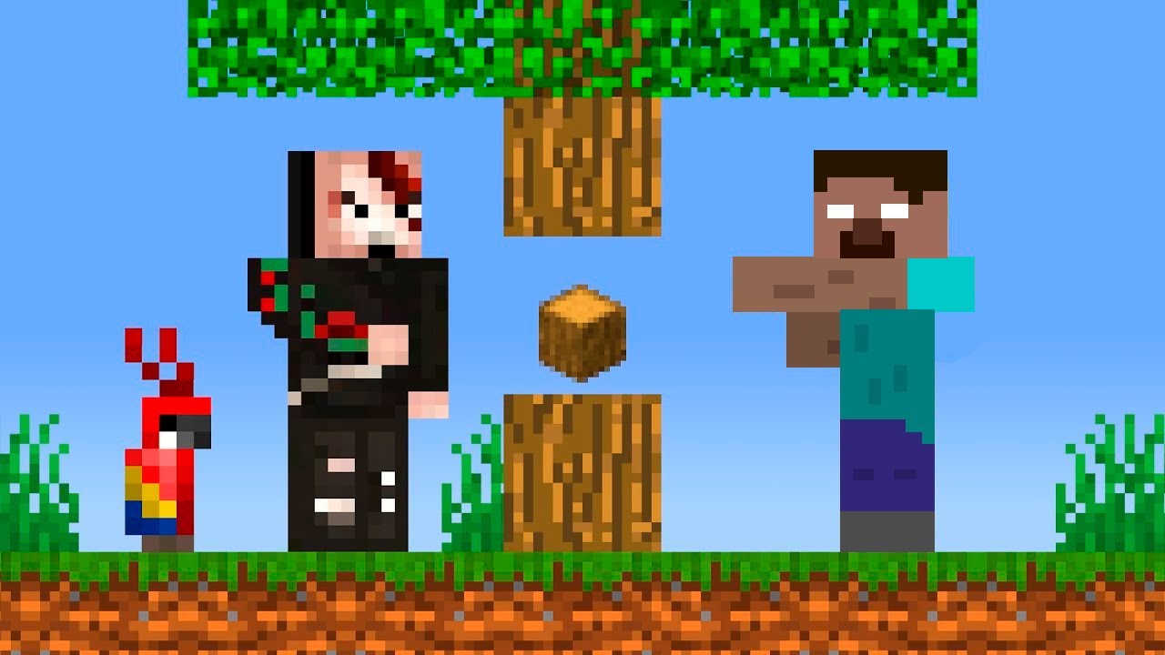 Sobreviví a Minecraft 2D - YouTube