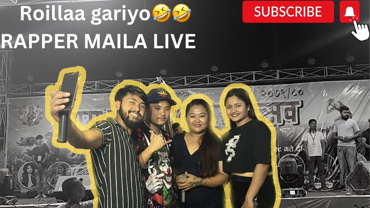 RAPPER MAILA LIVE IN BHADRAPUR MAHOTSAV//@romanjogi paisa diyera ...