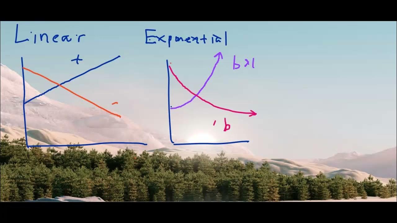 Linear Exponential and Logistic graphs - YouTube