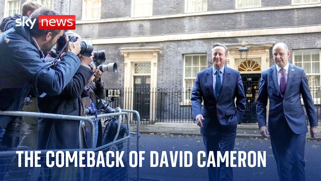 He's back! The comeback of David Cameron - YouTube