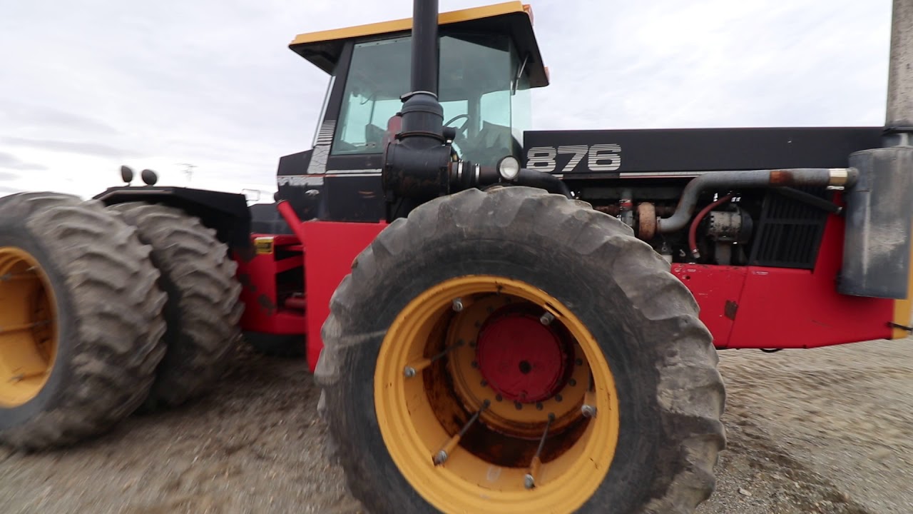 SOLD Versatile 876 tractor - YouTube
