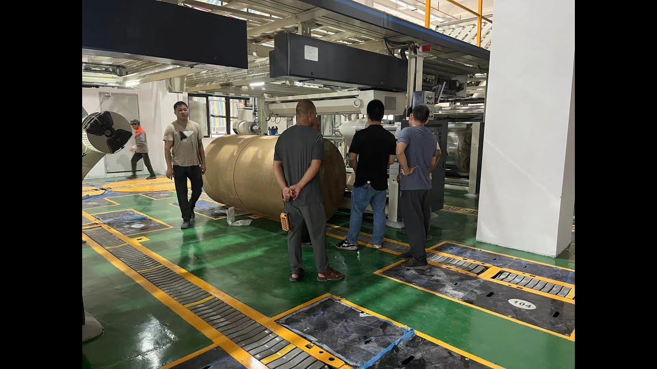 Paper Rolls Handling Conveying System - YouTube