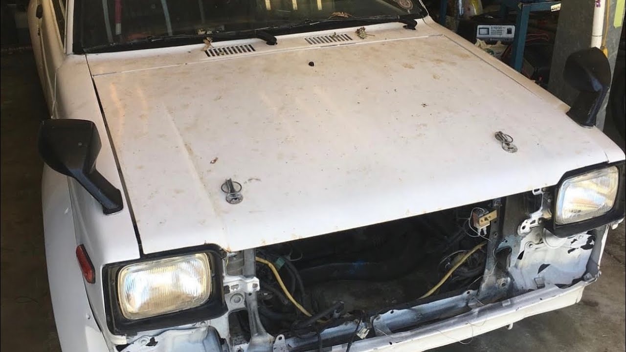 Toyota Starlet Beams Build Part One - YouTube