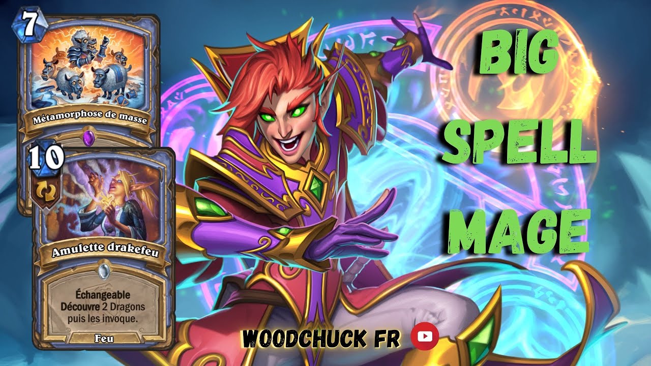 Hearthstone - Big Spell Mage - Woodchuck - YouTube