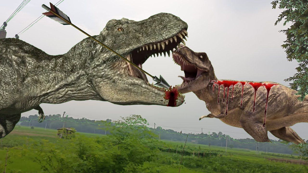 T-Rex chase dinosaur Jurassic world park-27 #dynasore#animals#vfx#viral ...
