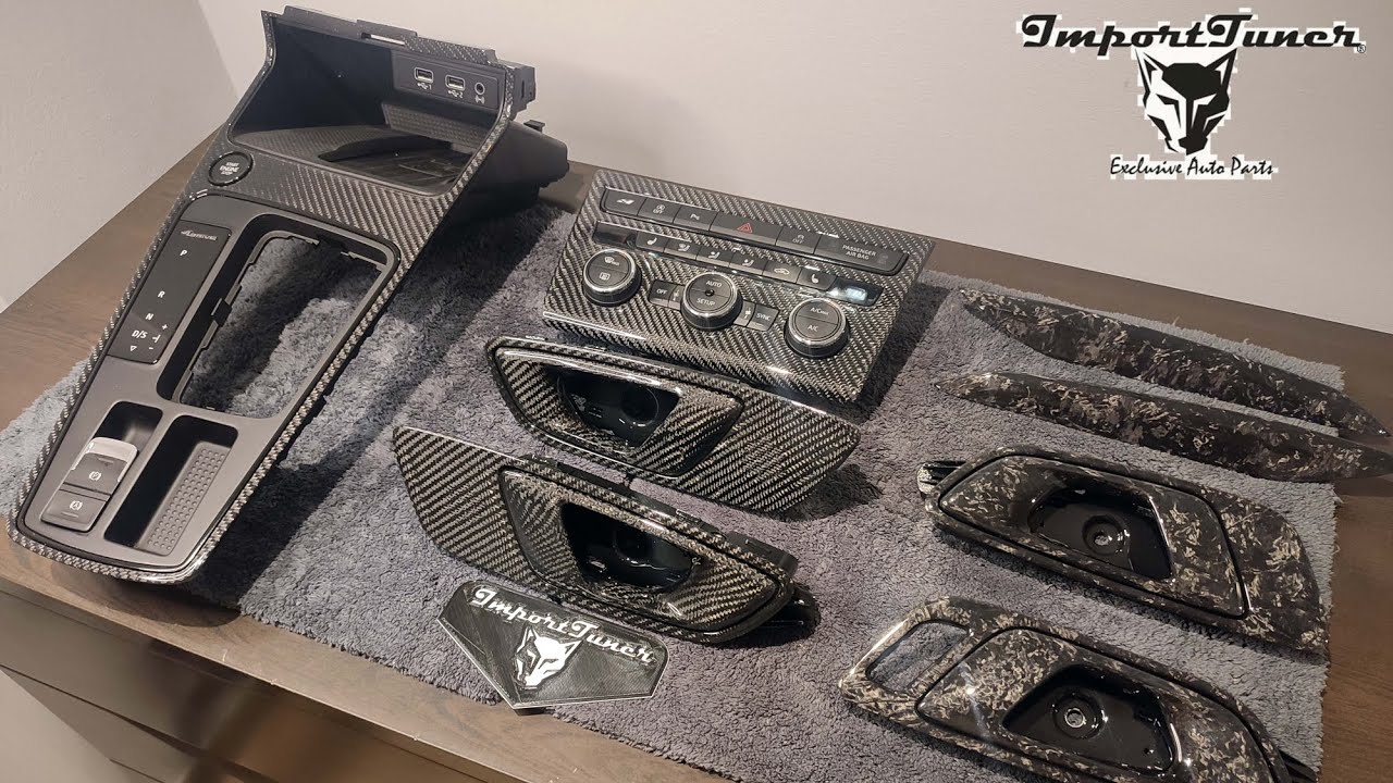 Seat León Cupra MK3 carbon interior trim - Interior fibra carbono para ...