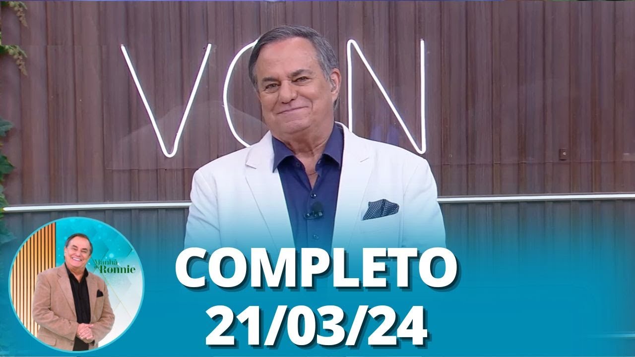 Manhã do Ronnie: Bryan Behr canta e fala dos sucessos, sobrancelhas e ...