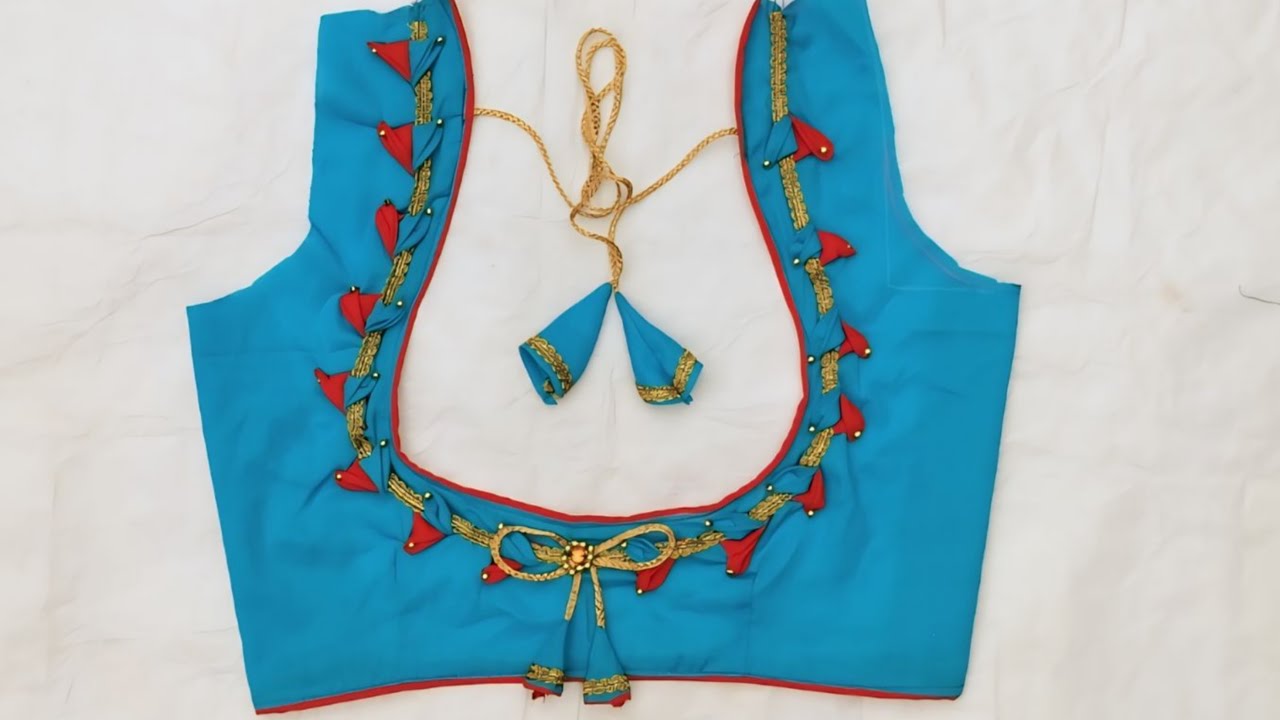 Latest Blouse Back Designs | 2024 Blouse Ka Designs | Cutting And ...