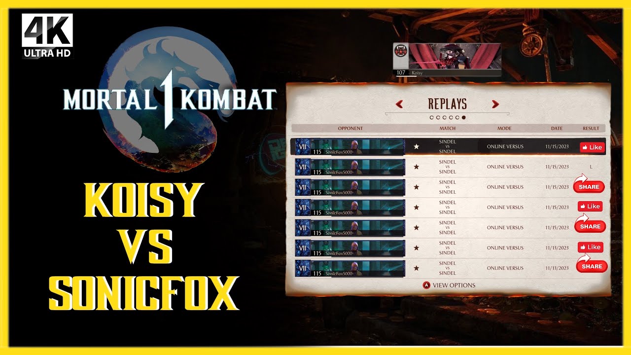 Koisy Vs SonicFox??? | Mortal Kombat 1 - YouTube