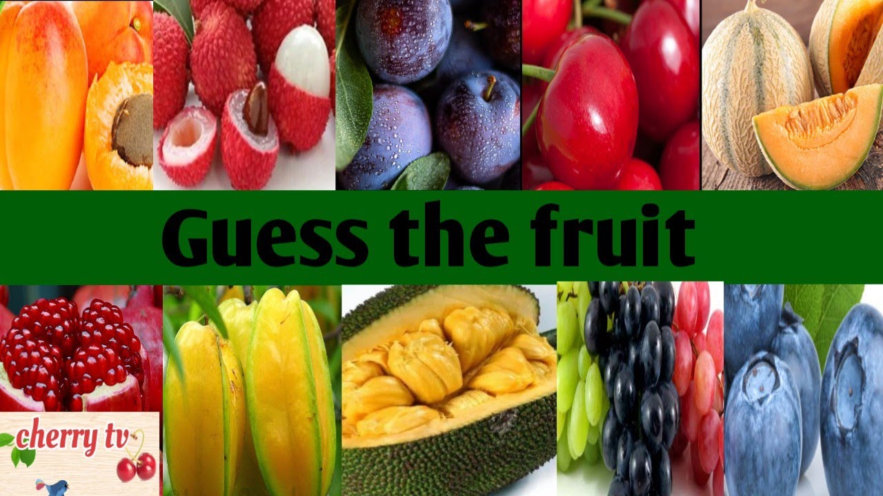 Guess the fruit 🍌🍓🍍| Fruit quiz 🍑🍒🍉( 30 different fruits) - YouTube