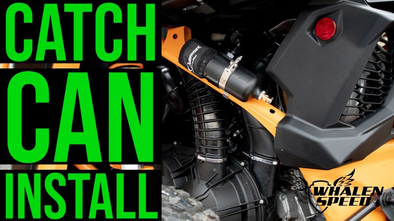 Whalen's Speed: Can-am X3 Vented Catch Can Kit Install - YouTube