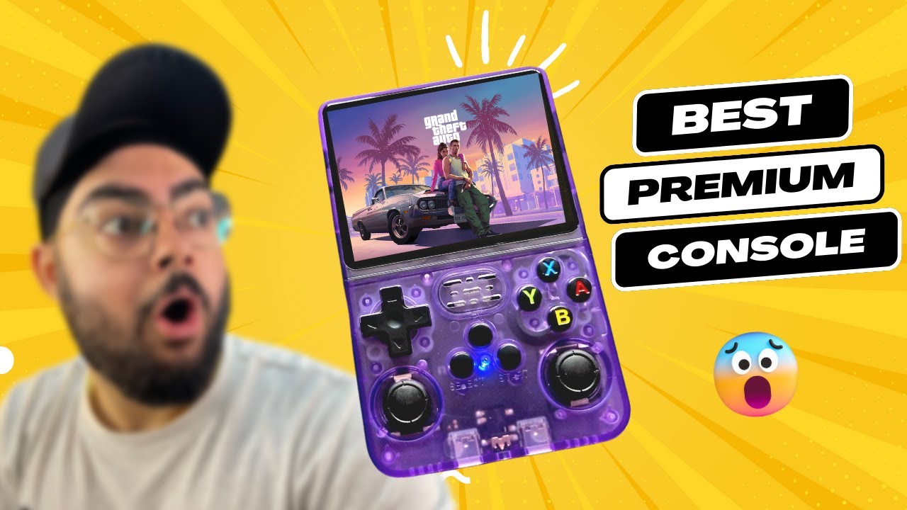 premium game console 2024 | R35S console | UNIBAV - YouTube