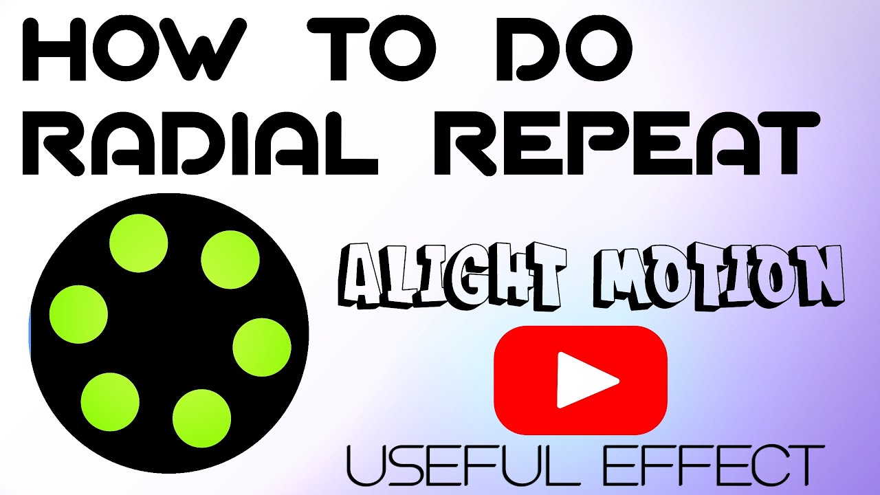 How To Do Radial Repeat || Alight Motion effect #viral #alightmotion # ...