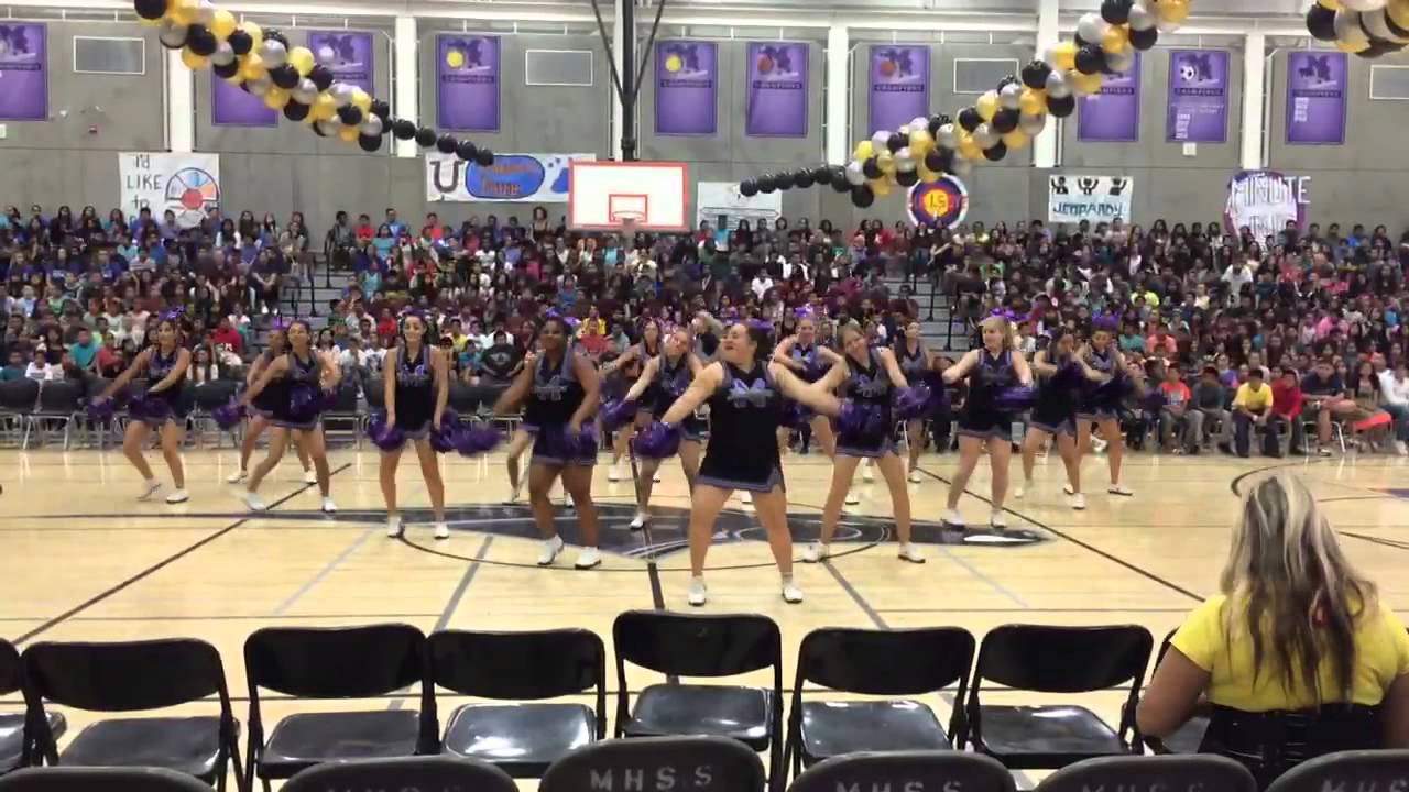 MSHS Varsity Cheer 15-16 NAACP Rally - YouTube