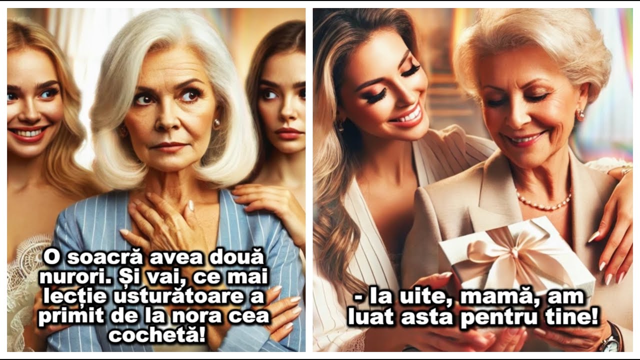 O soacră avea două nurori. Și vai, ce mai lecție usturătoare a primit ...