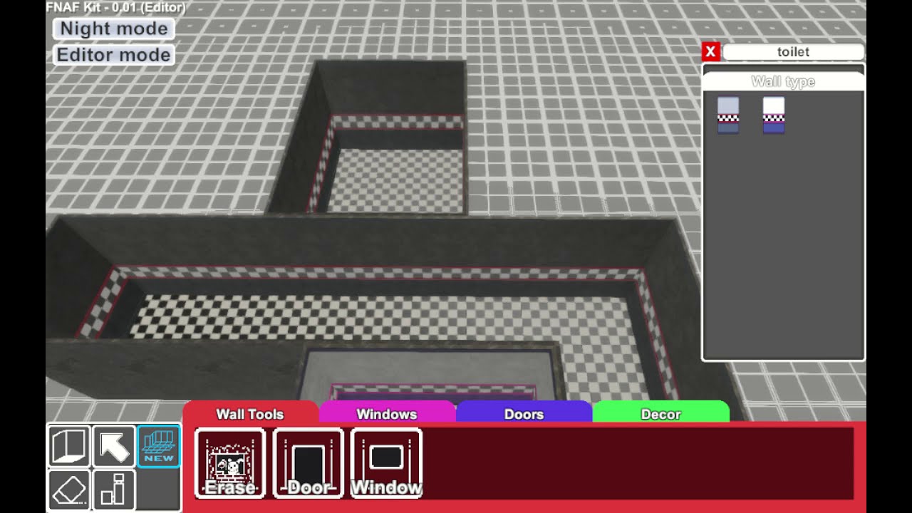 Fnaf Kit - Dev video 1 (Early Map Editor) - YouTube