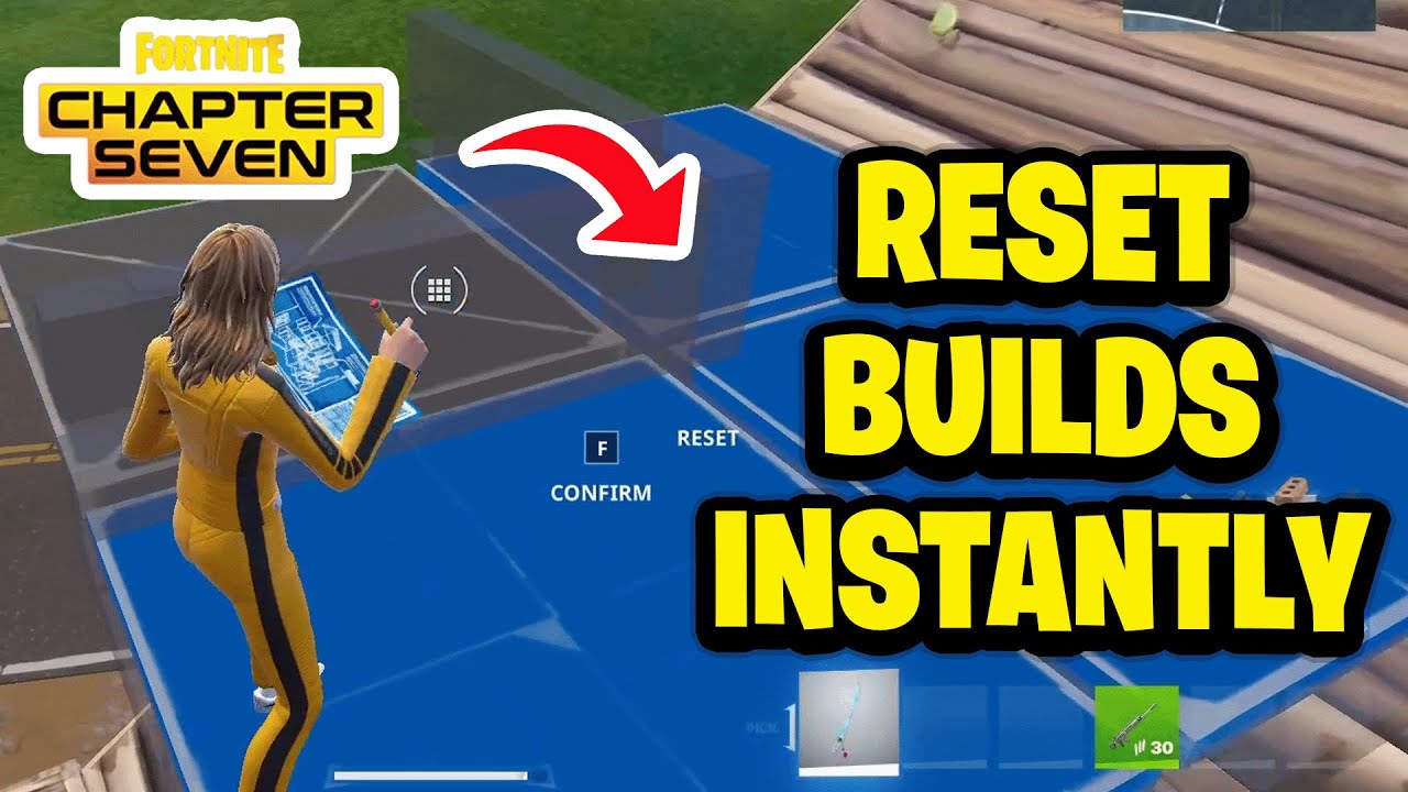 How To Reset Builds Instantly in Fortnite - Chapter 7 - YouTube