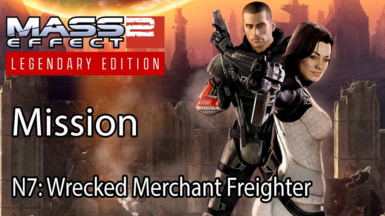 Mass Effect 2 Mission N7: Wrecked Merchant Freighter - YouTube