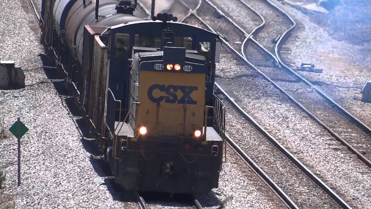 CSX Y123 Eastbound Through Lansdowne - YouTube