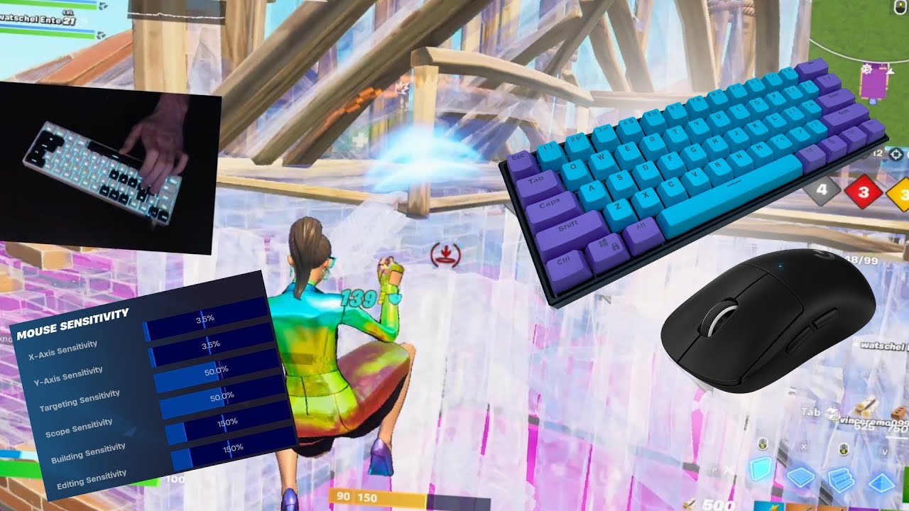 Fortnite Go Goated ZoneWars ASMR with Keyboard Cam - YouTube