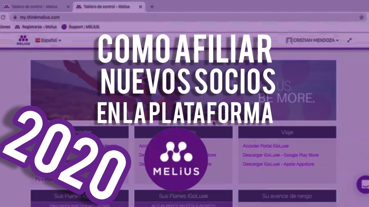 Melius - Como inscribir a un nuevo socio en la plataforma de Melius ...