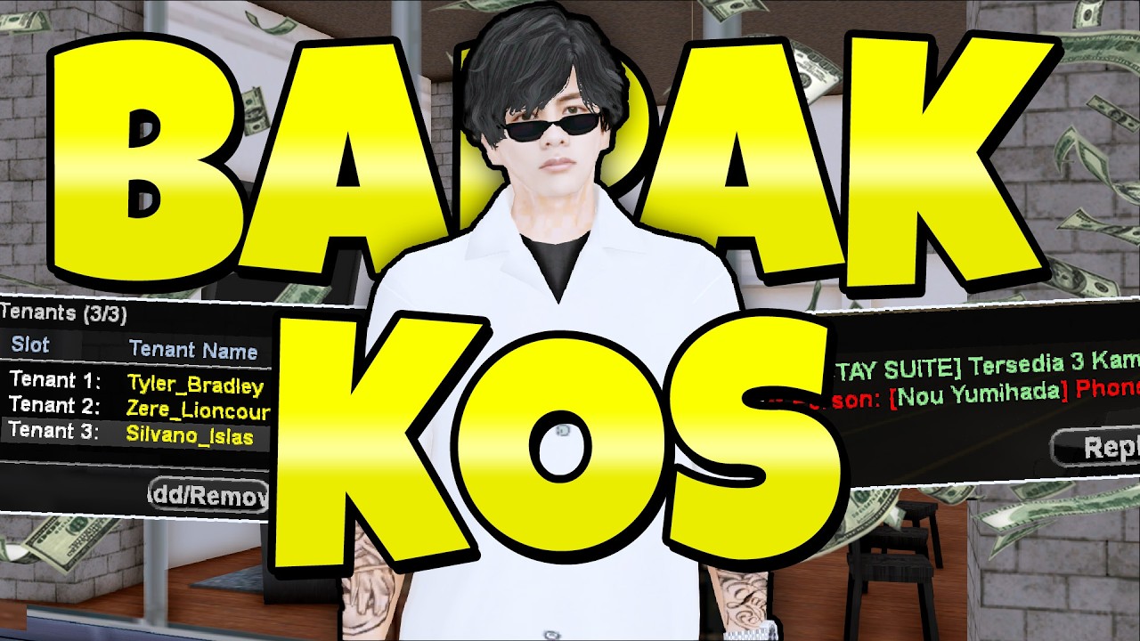 HARI PERTAMA KU MEMBUKA KOS - KOSAN CUAN PARAH DI GTA SAMP !! - GTA ...